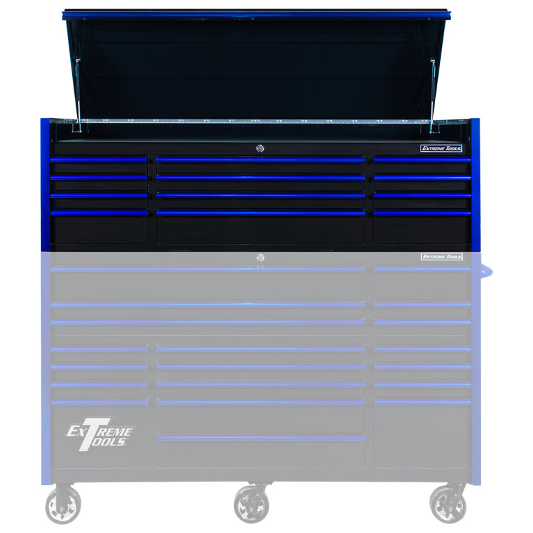 Extreme Tools, 72" 12 Drawers Top Chest - Rockin Toolboxes