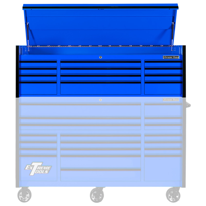 Extreme Tools, 72" 12 Drawers Top Chest - Rockin Toolboxes