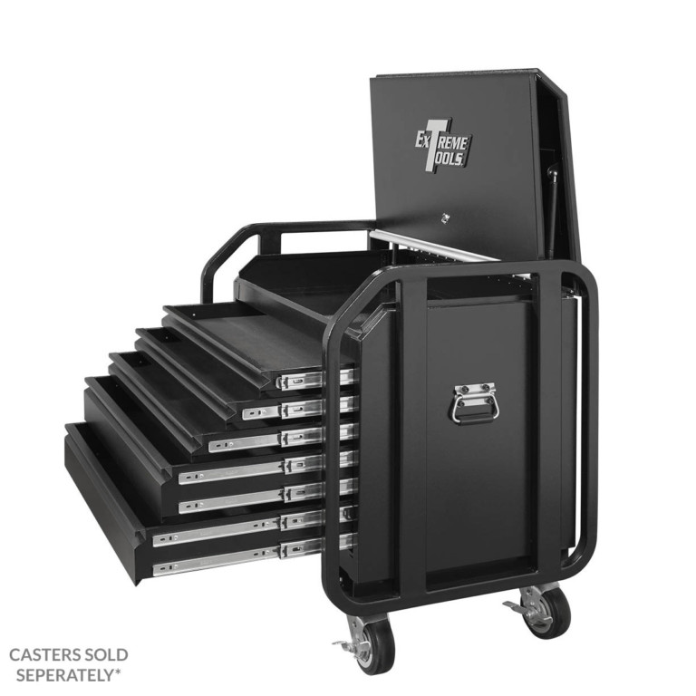 36" Deluxe Road Box with 5 Reinforced Drawers - Rockin Toolboxes