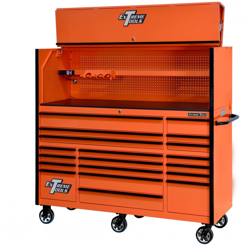 Rockin Toolboxes Exclusive: 72" Roller Cabinet plus 72" Hutch Combo