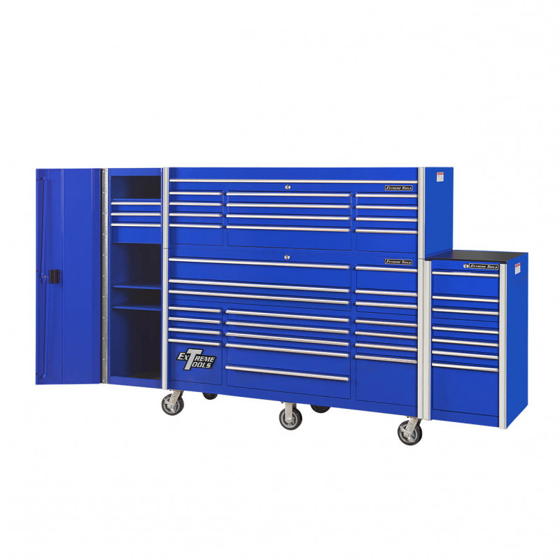 Extreme Combo: 72" Roller Cabinet, Top Chest, Side Locker & Side Box