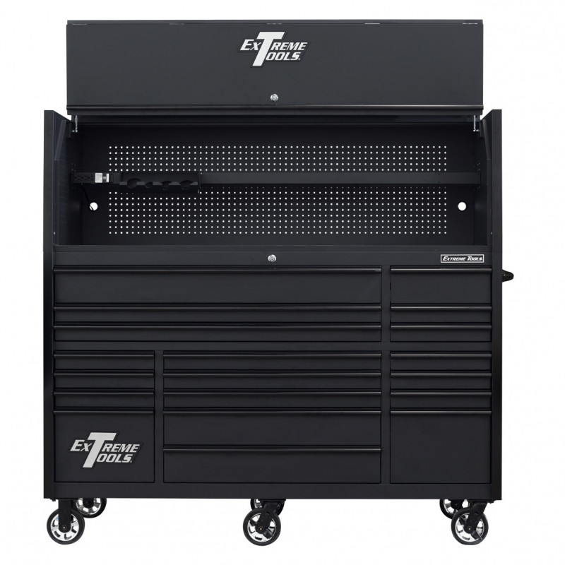 Rockin Toolboxes Exclusive: 72" Roller Cabinet plus 72" Hutch Combo