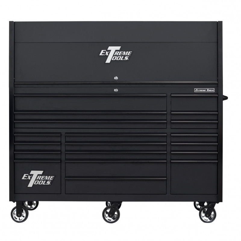 Rockin Toolboxes Exclusive: 72" Roller Cabinet plus 72" Hutch Combo