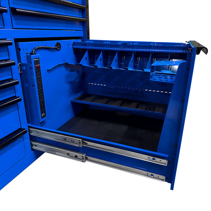 Extreme Tools RX 84"x30" Roller Cabinet w/ Power Tool Drawer - Rockin ...