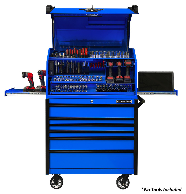 41″ Deluxe Portable Workstation with 3-Drawers & a Pull-Out Shelf ...